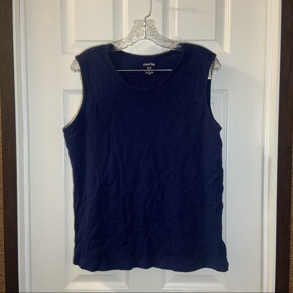 White Stag | Tops | White Stag Navy Blue Scoop Neck Sleeveless Tank Xl ...